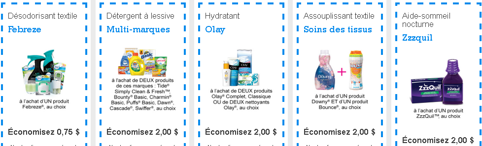 Coupons À Imprimer P&G Sont En Ligne