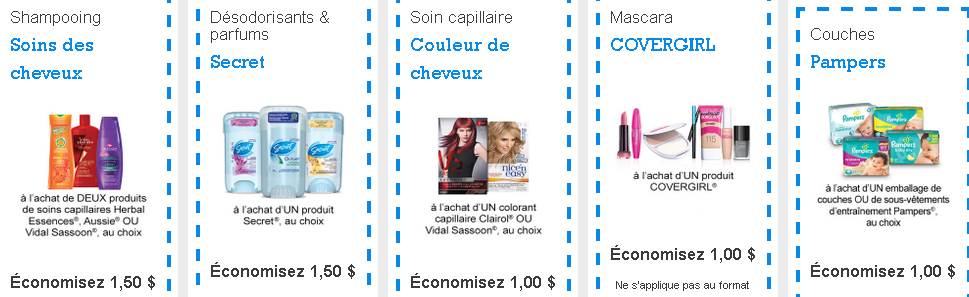 Coupons À Imprimer P&G Sont En Ligne